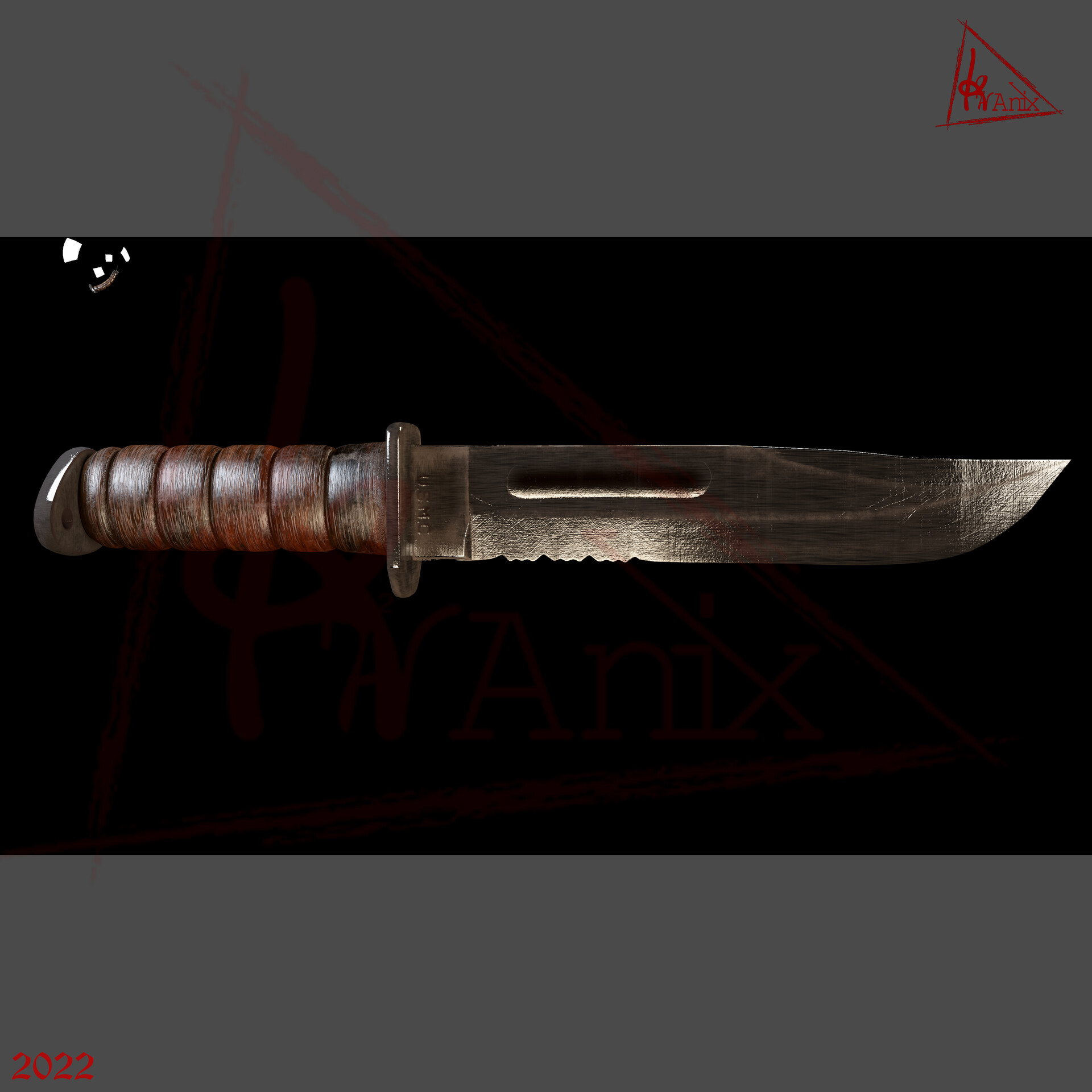 ArtStation - Gaming Knife Modelling & Texturing