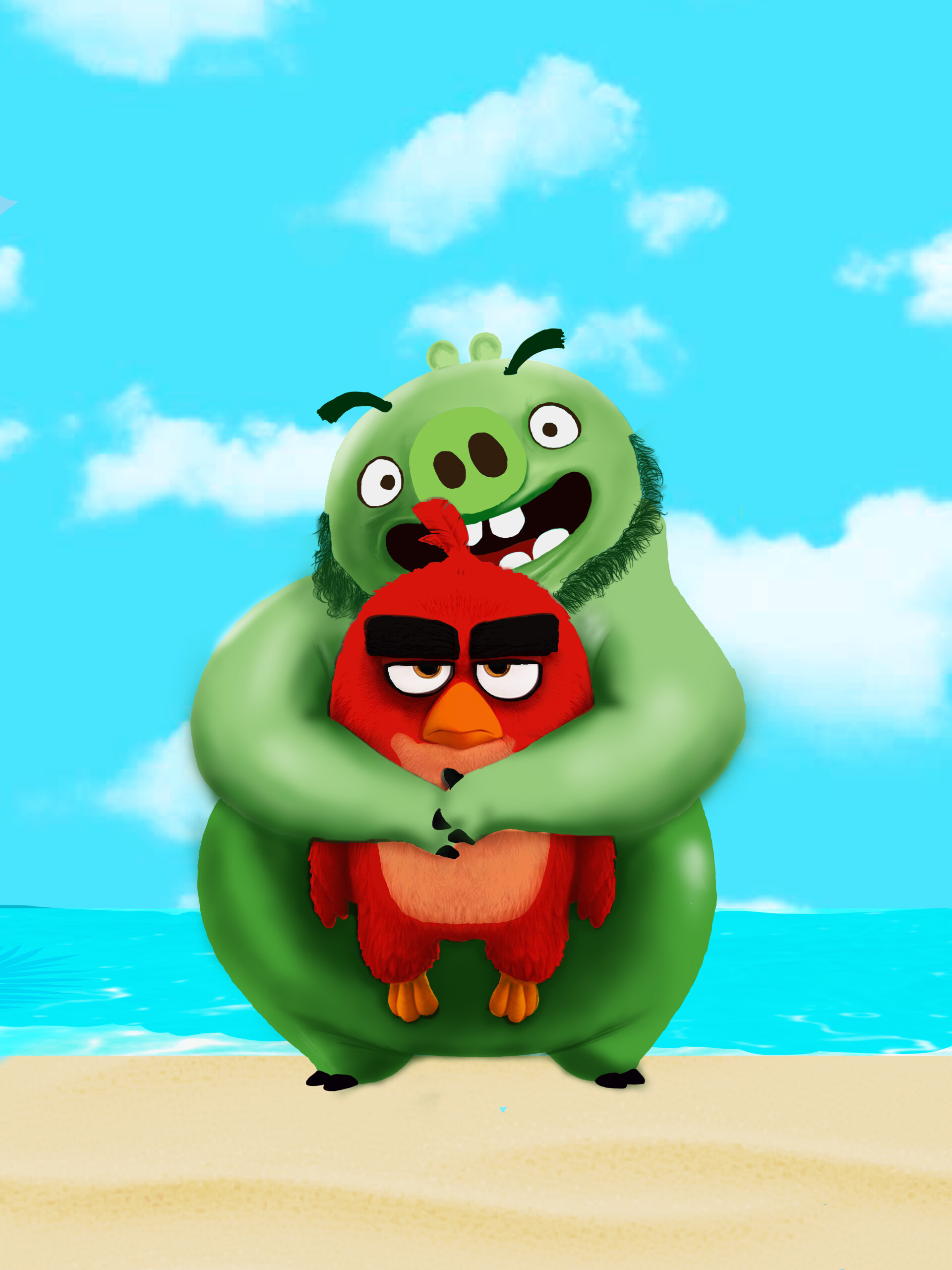 ArtStation - Angry Birds Digital Art