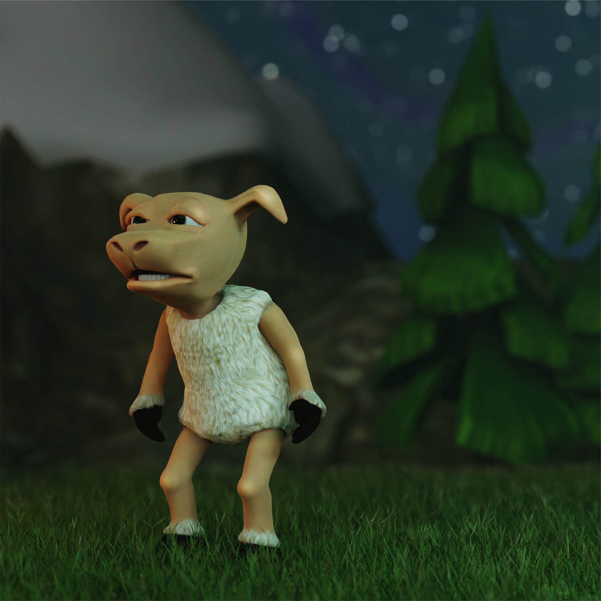 ArtStation - Sheep night