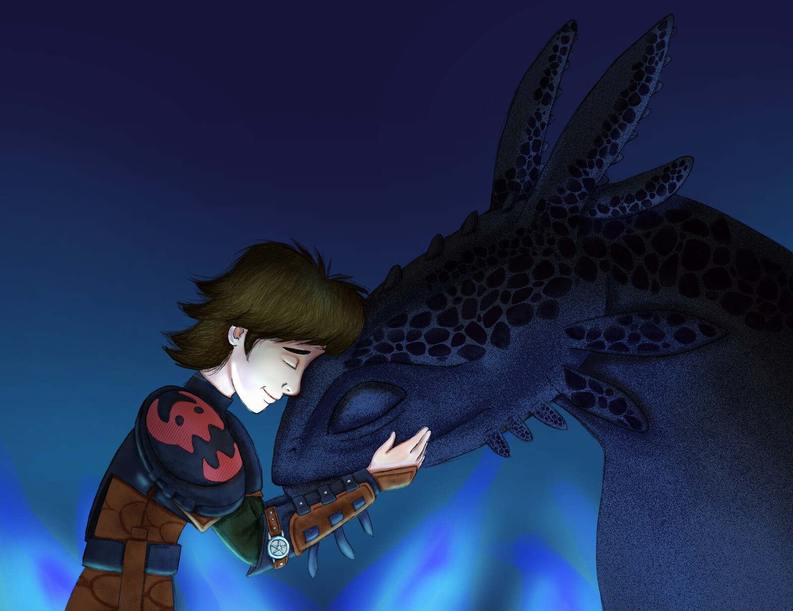 Dick Livingstone Sserunkuuma - Forbidden Friendship : HTTYD fanart