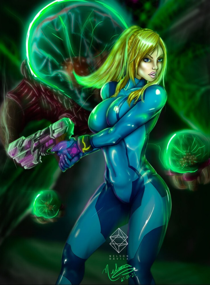 ArtStation - Samus Fanart METROID