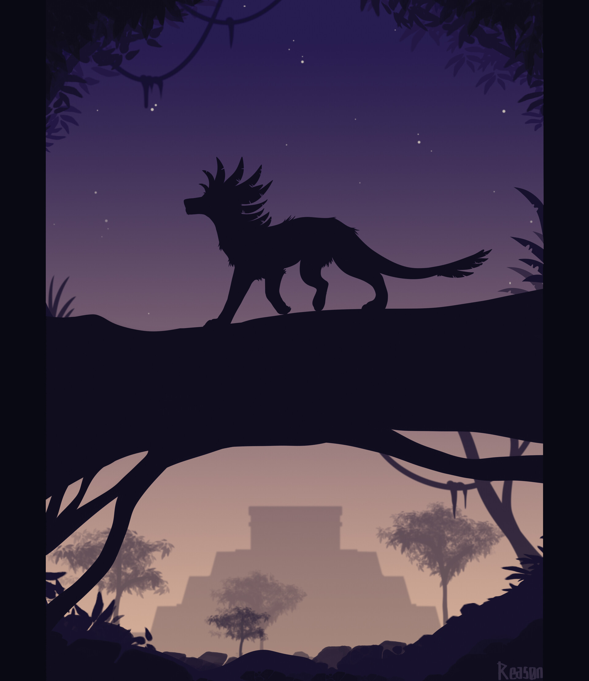 ArtStation - The shadow of god