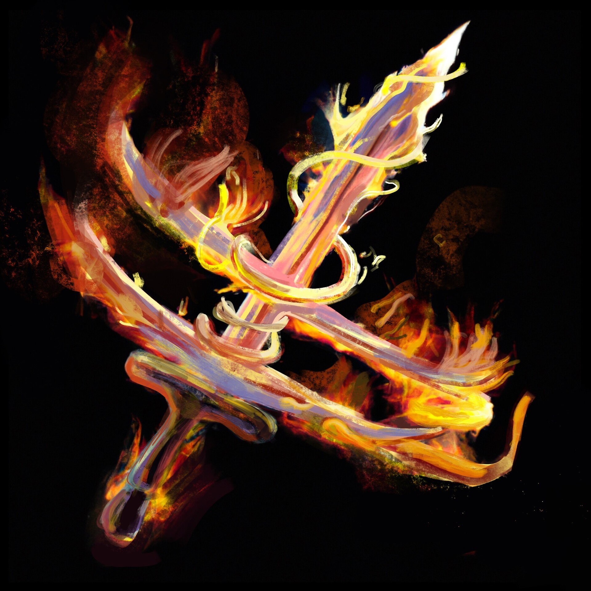 ArtStation - Swordtember 22 - Volcanic Sword