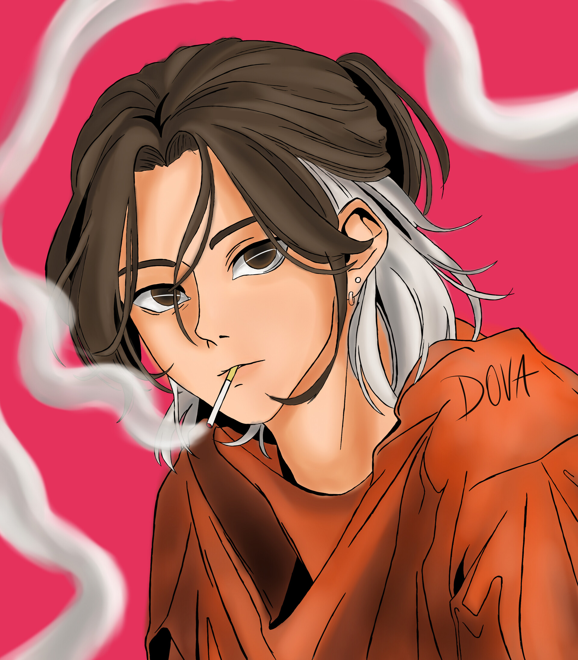 ArtStation - Smoking Boy