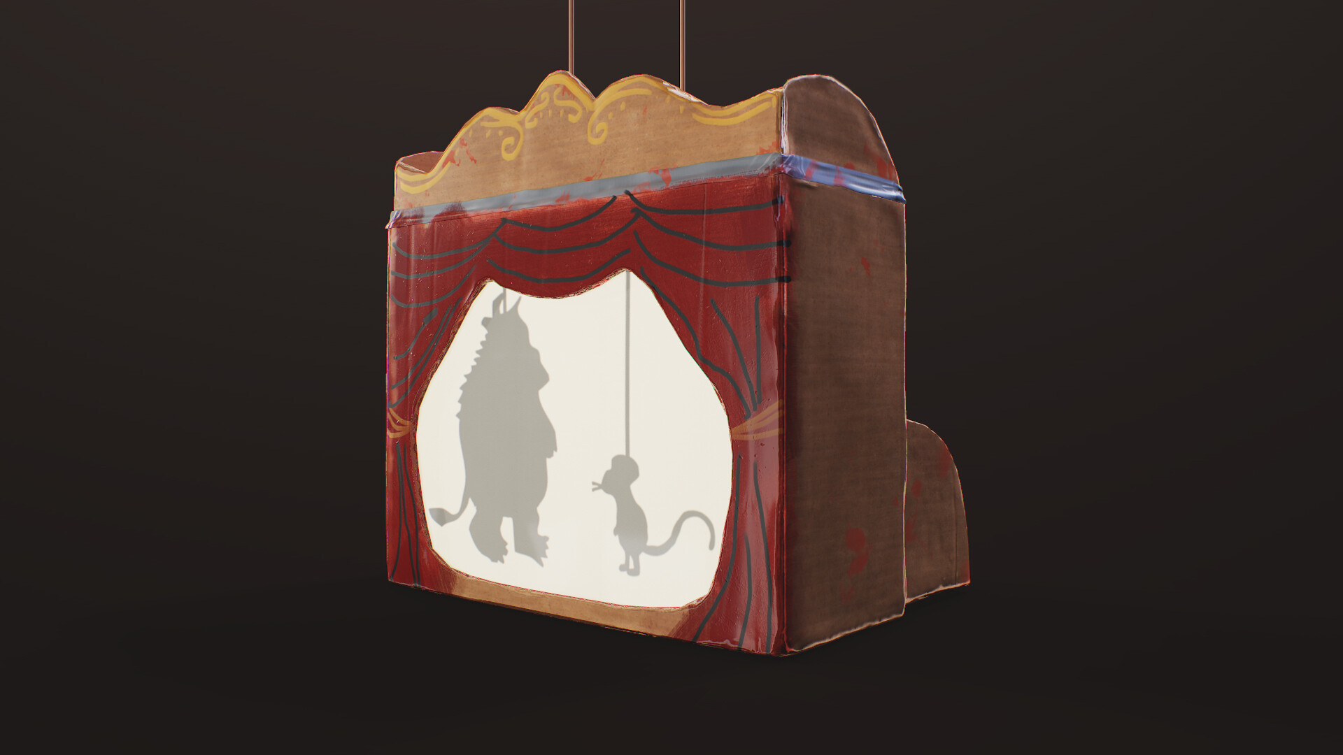 ArtStation - DIY Shadow Puppet Theater Box
