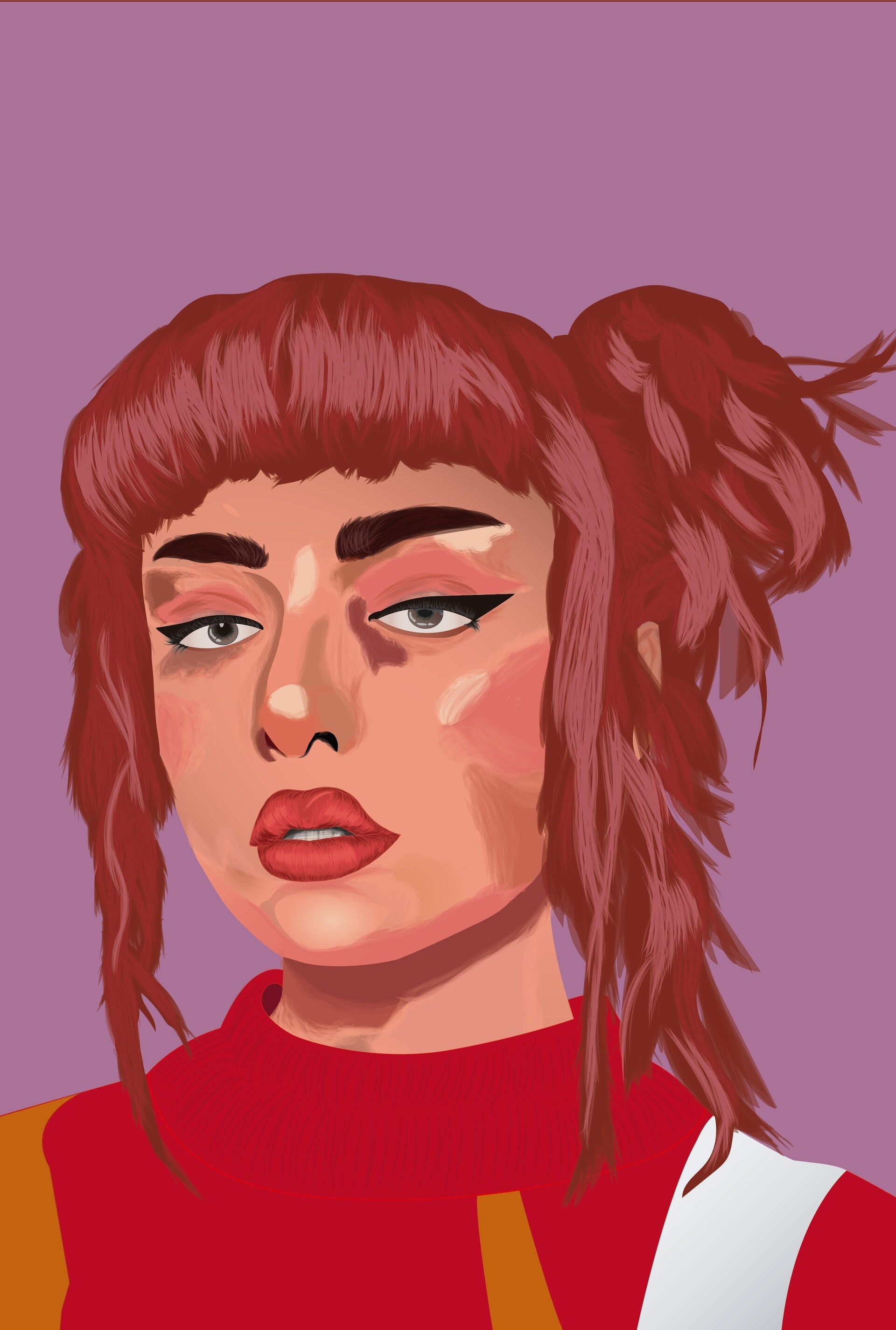 ArtStation - Chica en Illustrator