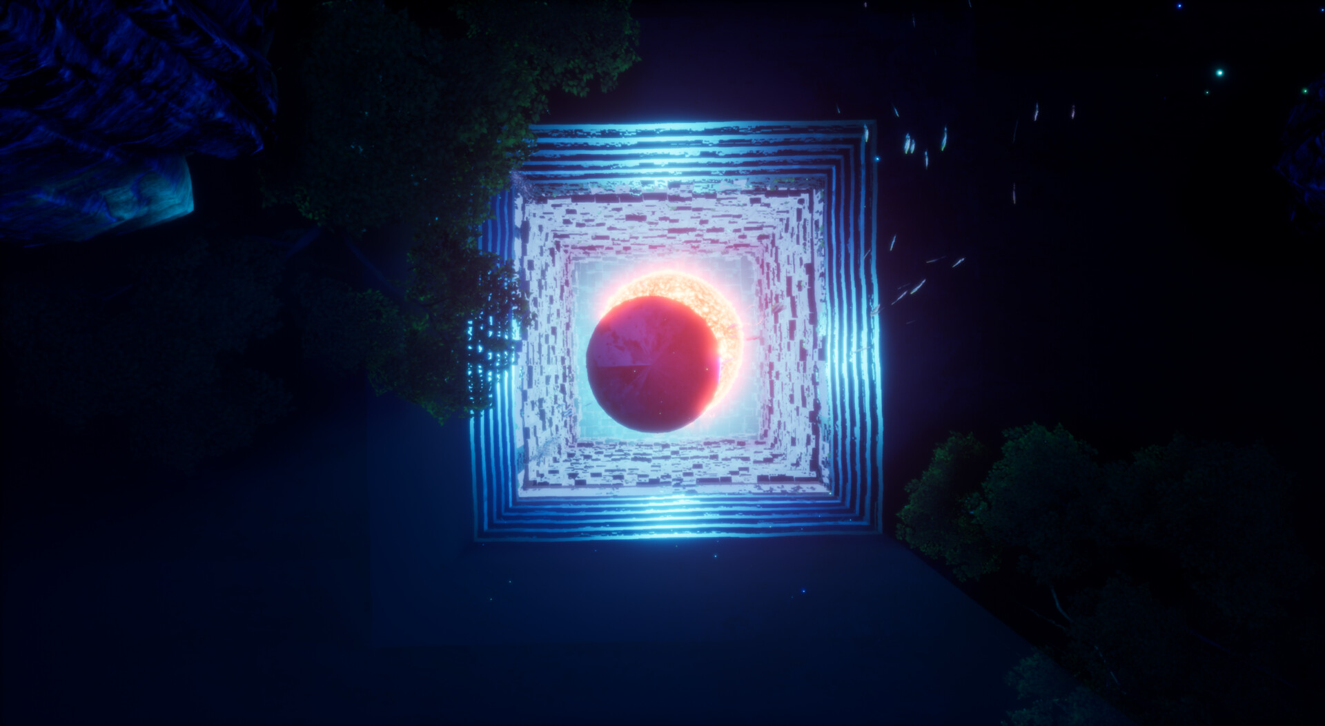 Mathieu Bazile - Underwater Reactor - Lighting Experiment (UE4)