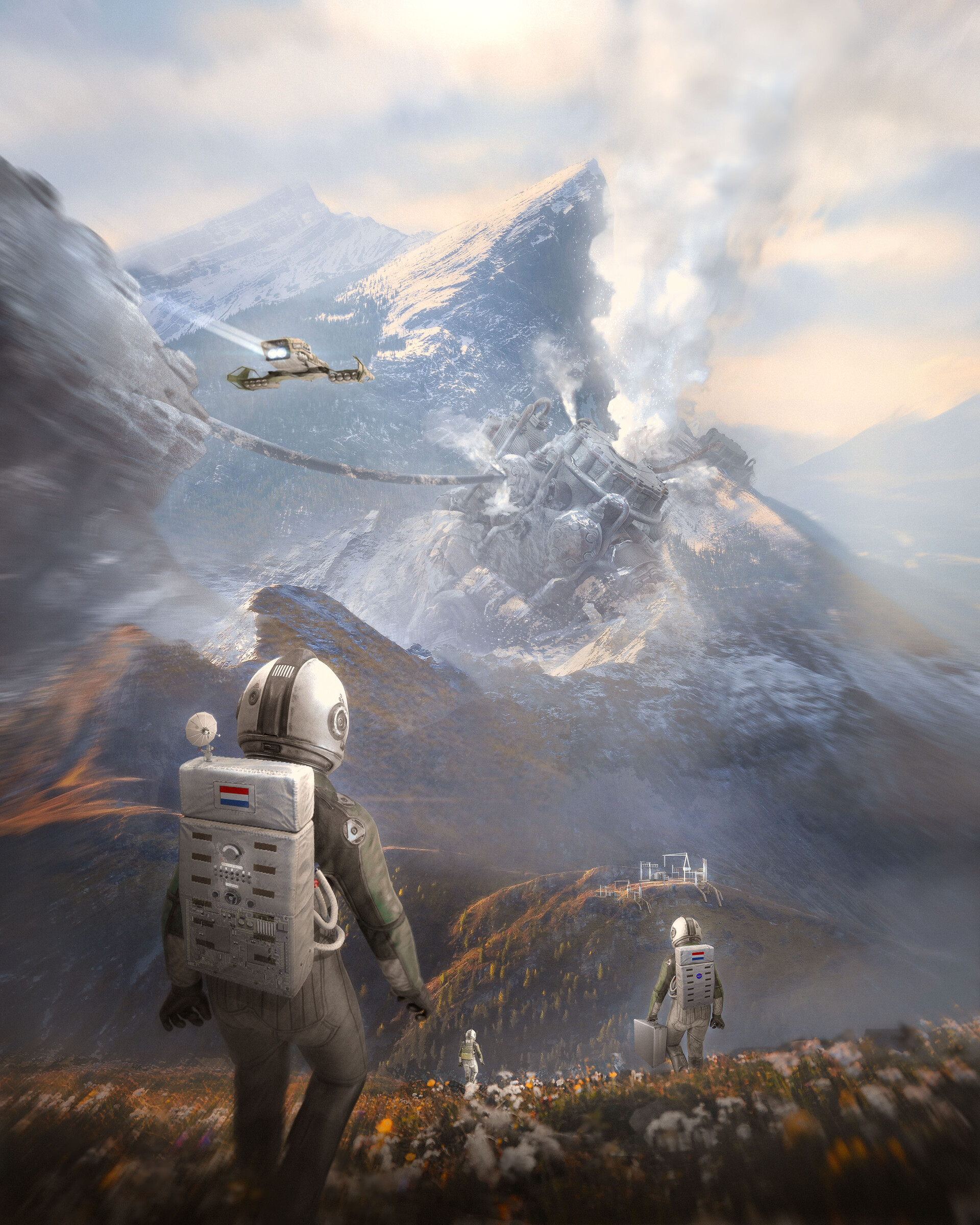 ArtStation - Arrival of the Maintenance Crew