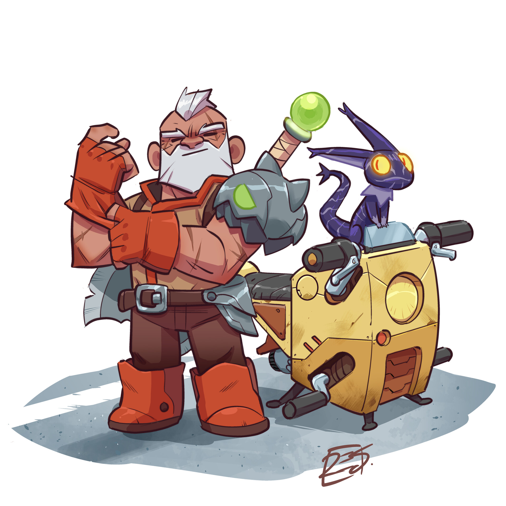 ArtStation - Old adventurer