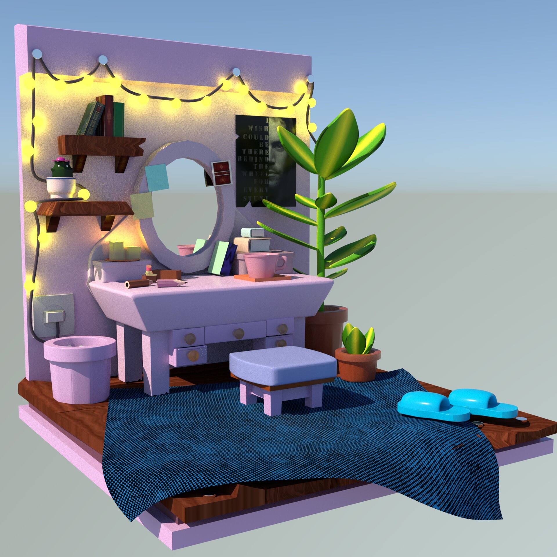 ArtStation - Makeup room