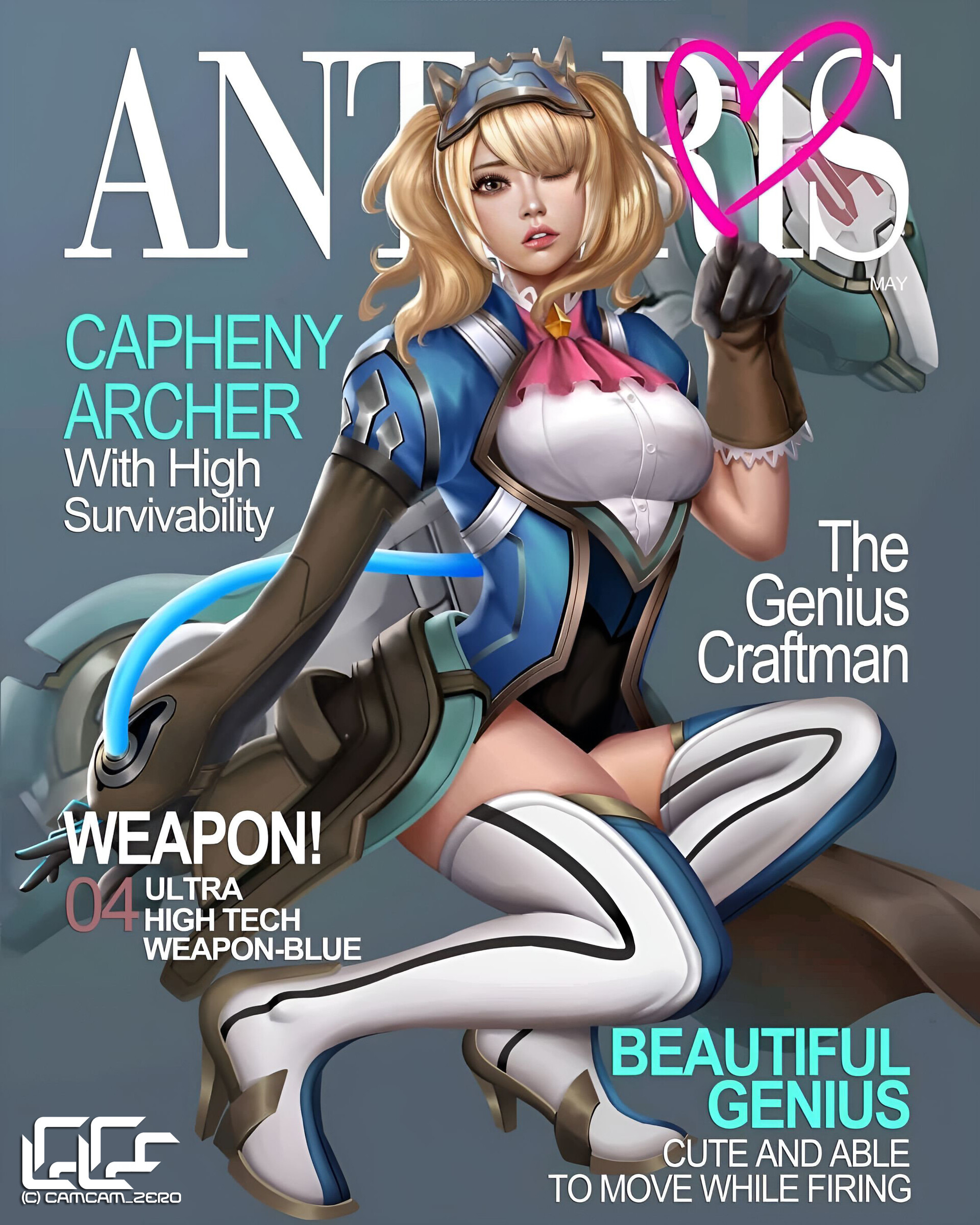 ArtStation - Antaris Magazine Cover Issue No.1