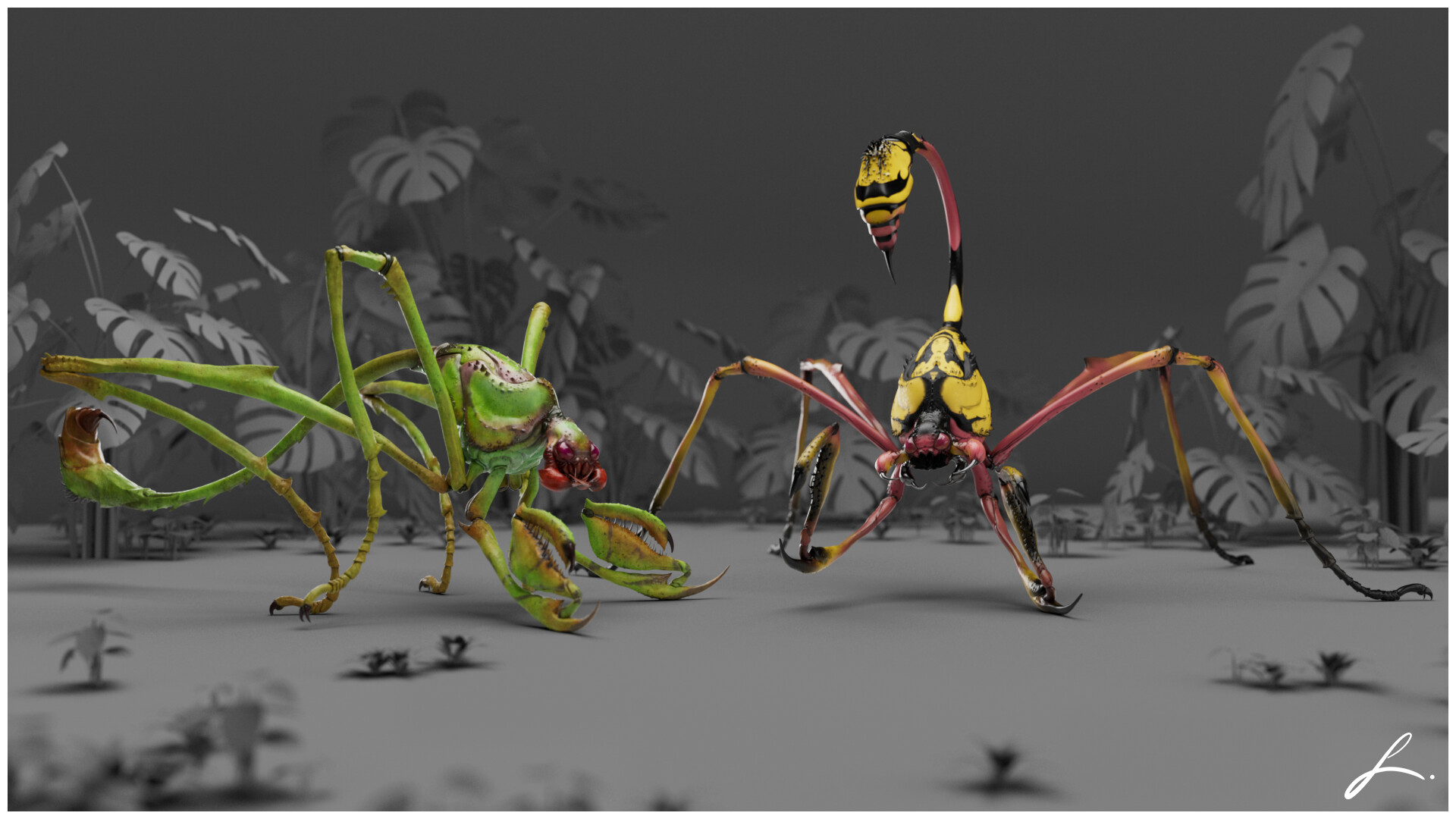 ArtStation - 1. Insect Creature