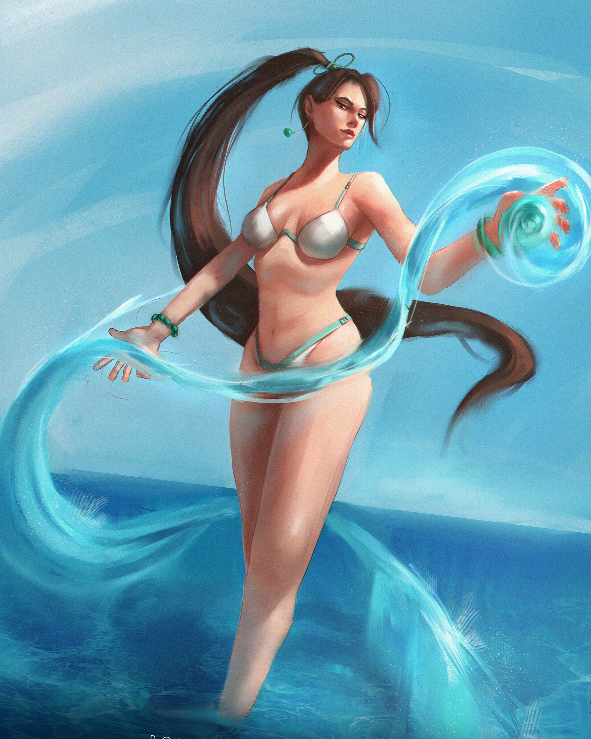 ArtStation - Sage as Waterbender