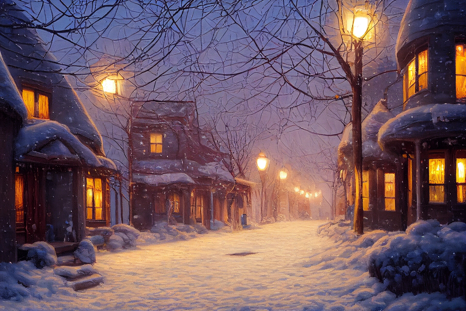 ArtStation - Day 22: The Winter Night