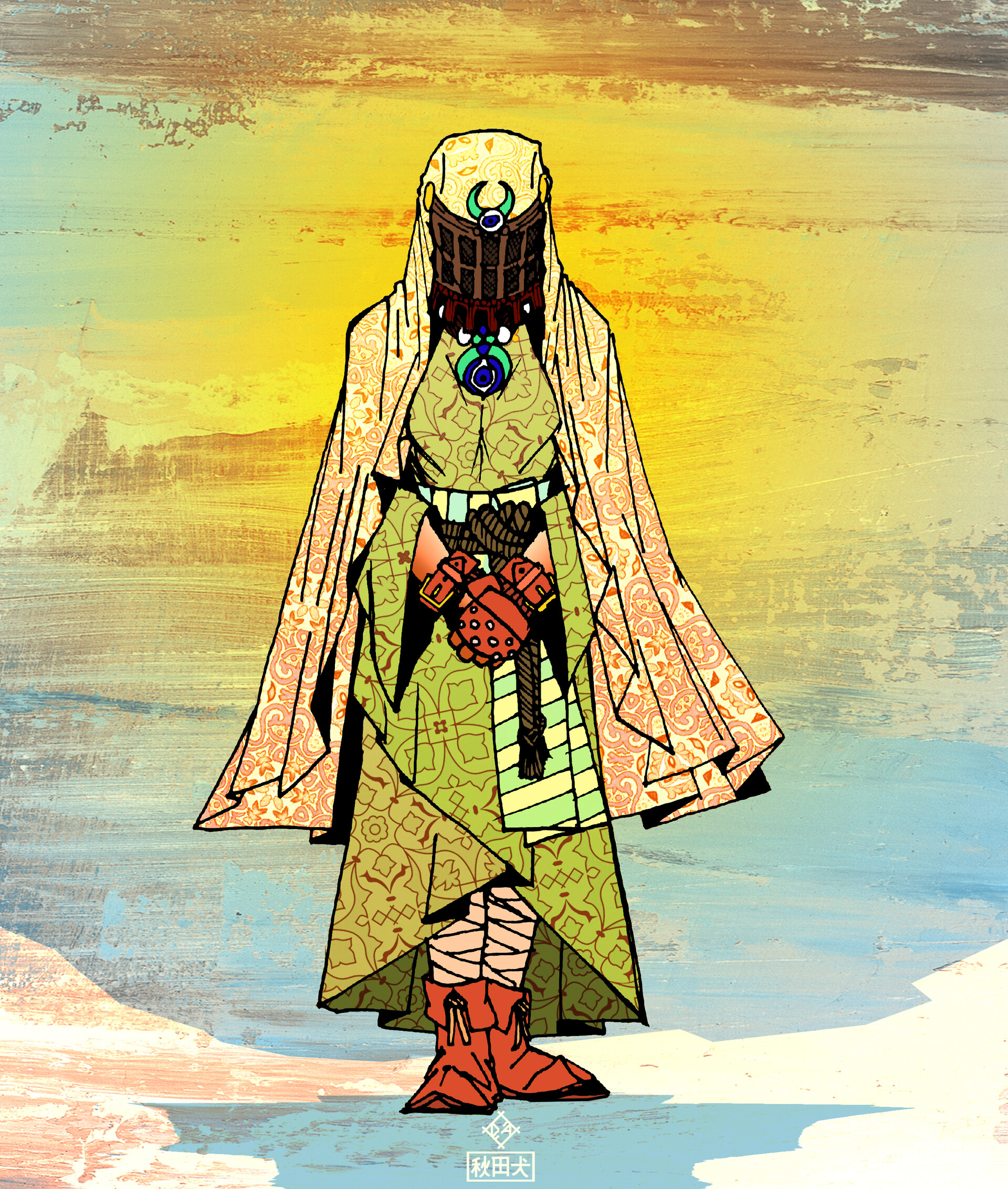 ArtStation - Quiet Iman (Eastern monk)