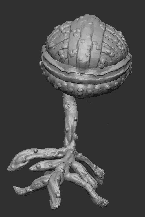 Reuben Lomas - Venus Flytrap character - ZBrush Core Mini