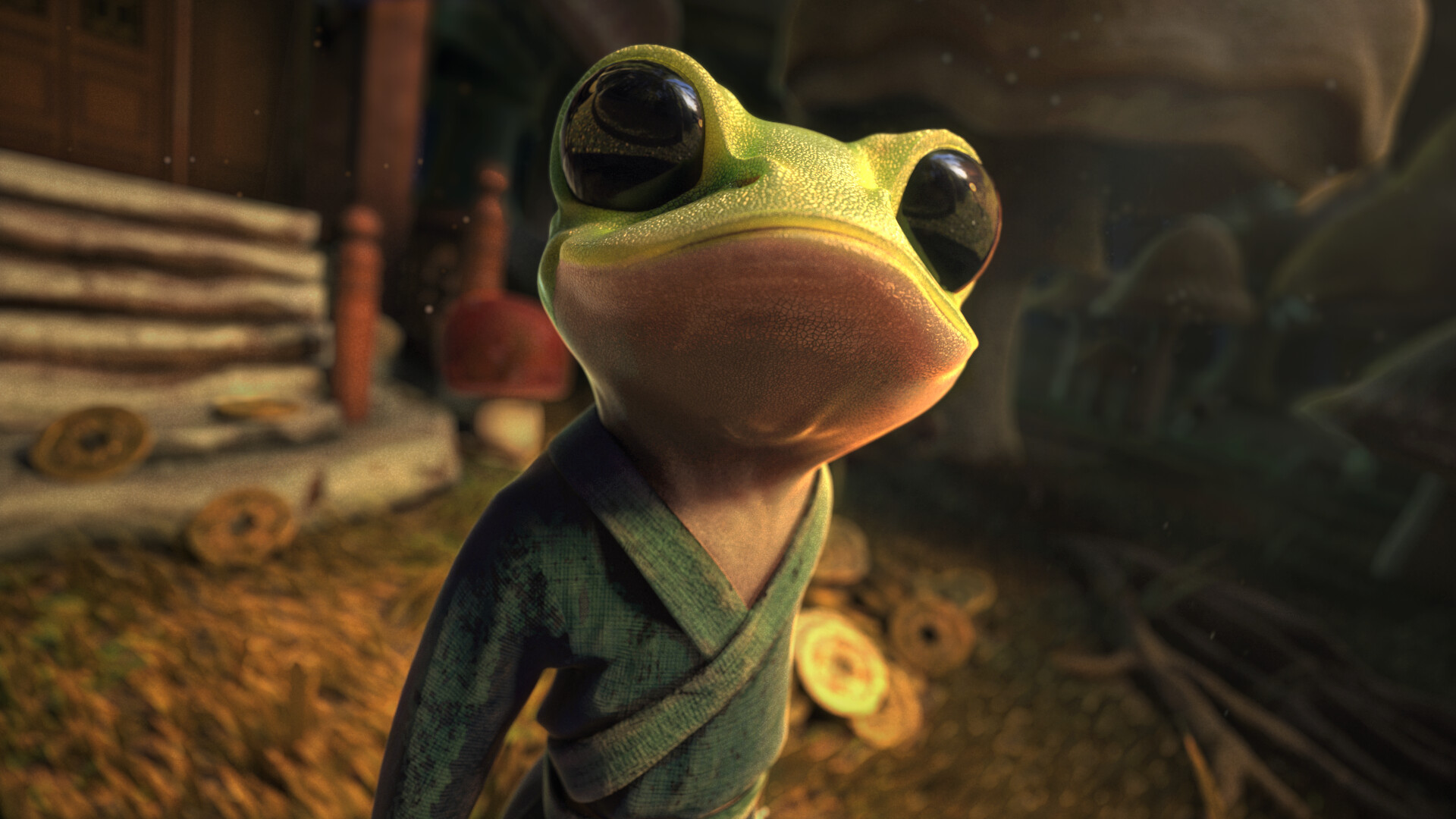 ArtStation - Froggy the Frog and his Lost Kingdom