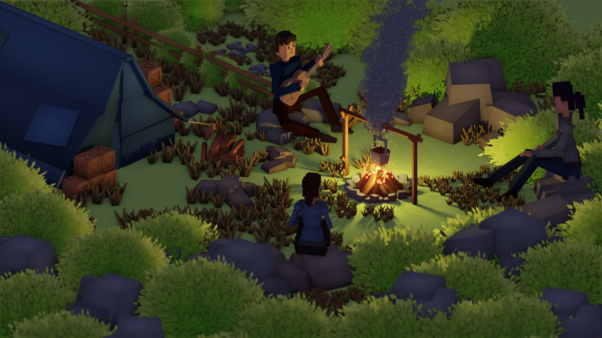 ArtStation - Cubic world environment 3d artwork