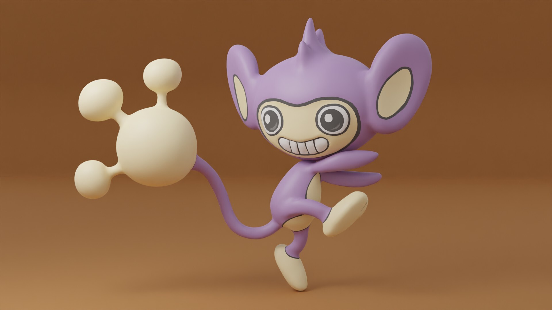 ArtStation - Aipom sculpt mode!