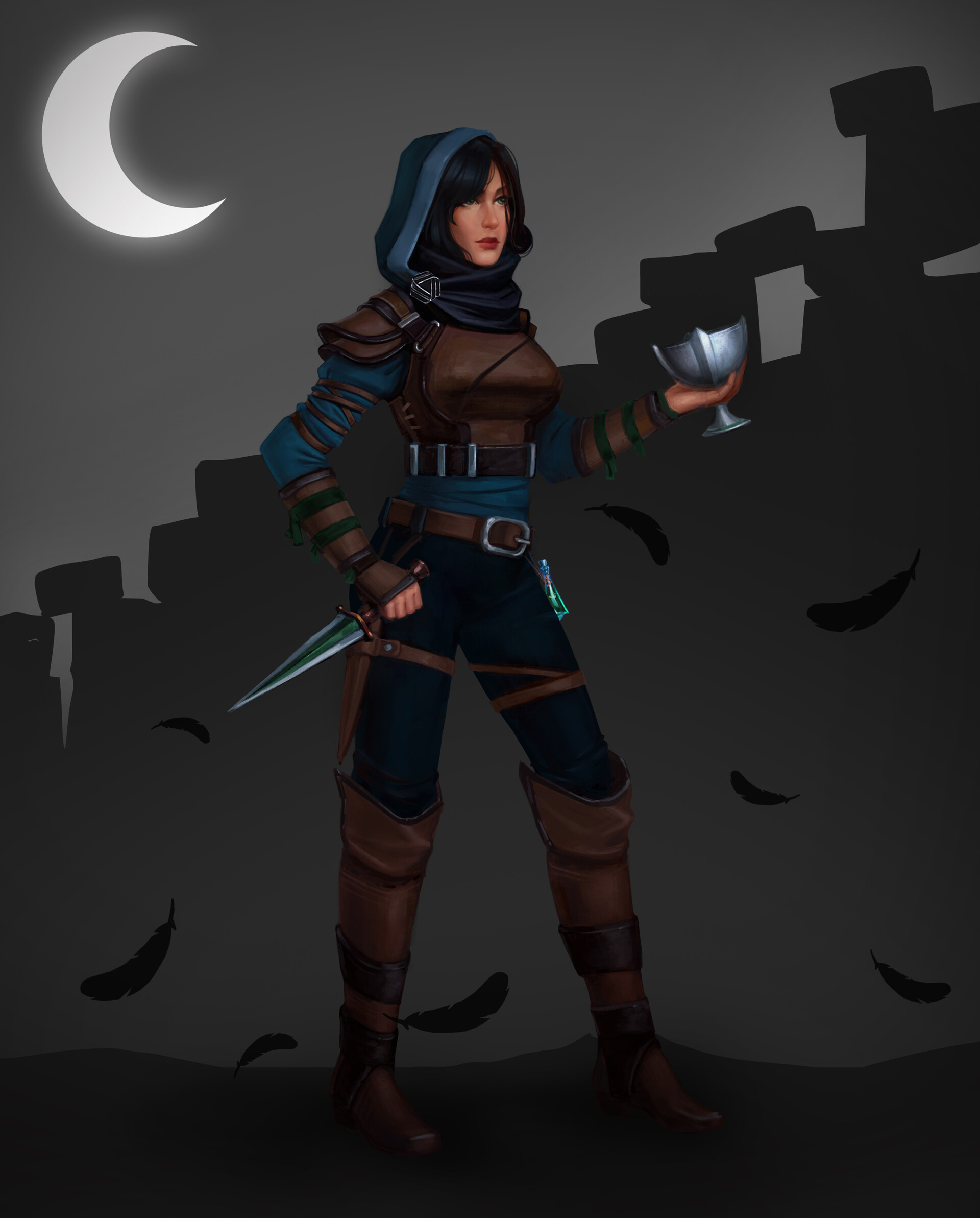 ArtStation - Lady Talisa of Ksirafai, Erebus razor