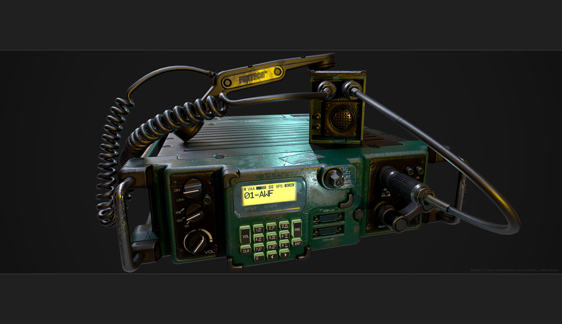 ArtStation - Military Radio