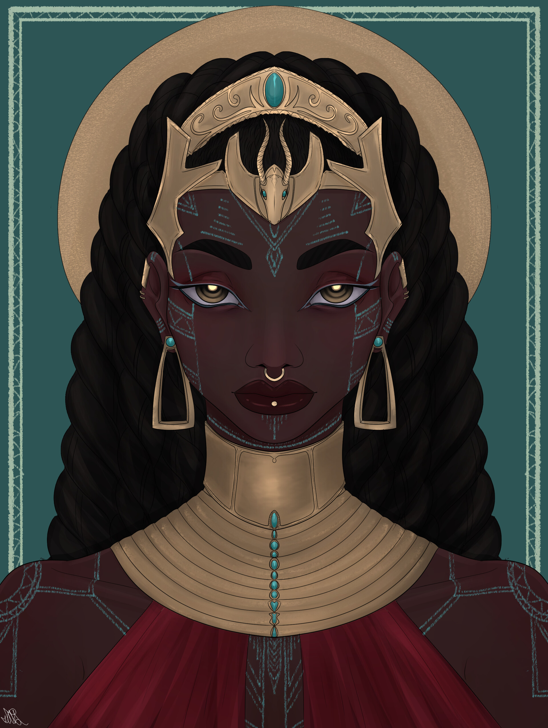 ArtStation - Golden Queen