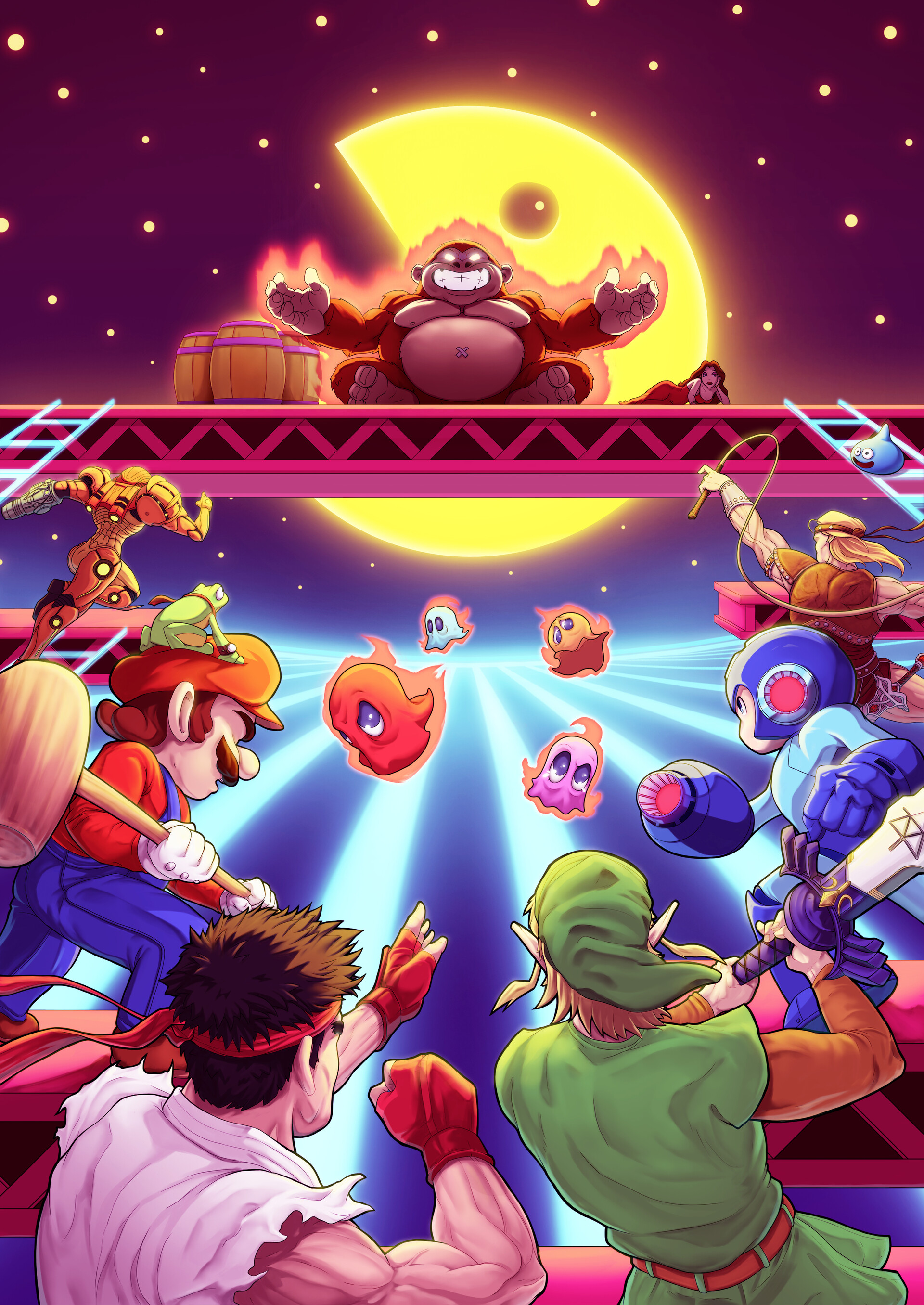 ArtStation - 80's Retro Games