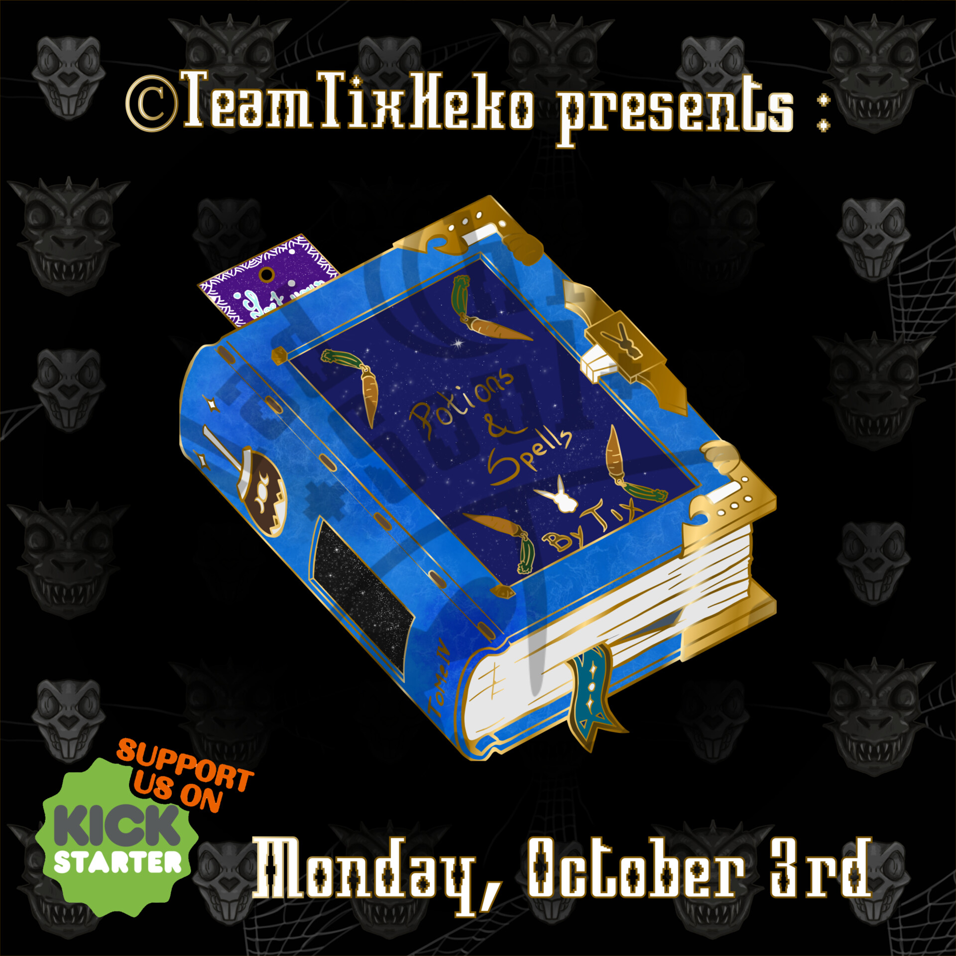 ArtStation - "Magic Book" (2022) by TeamTixHeko