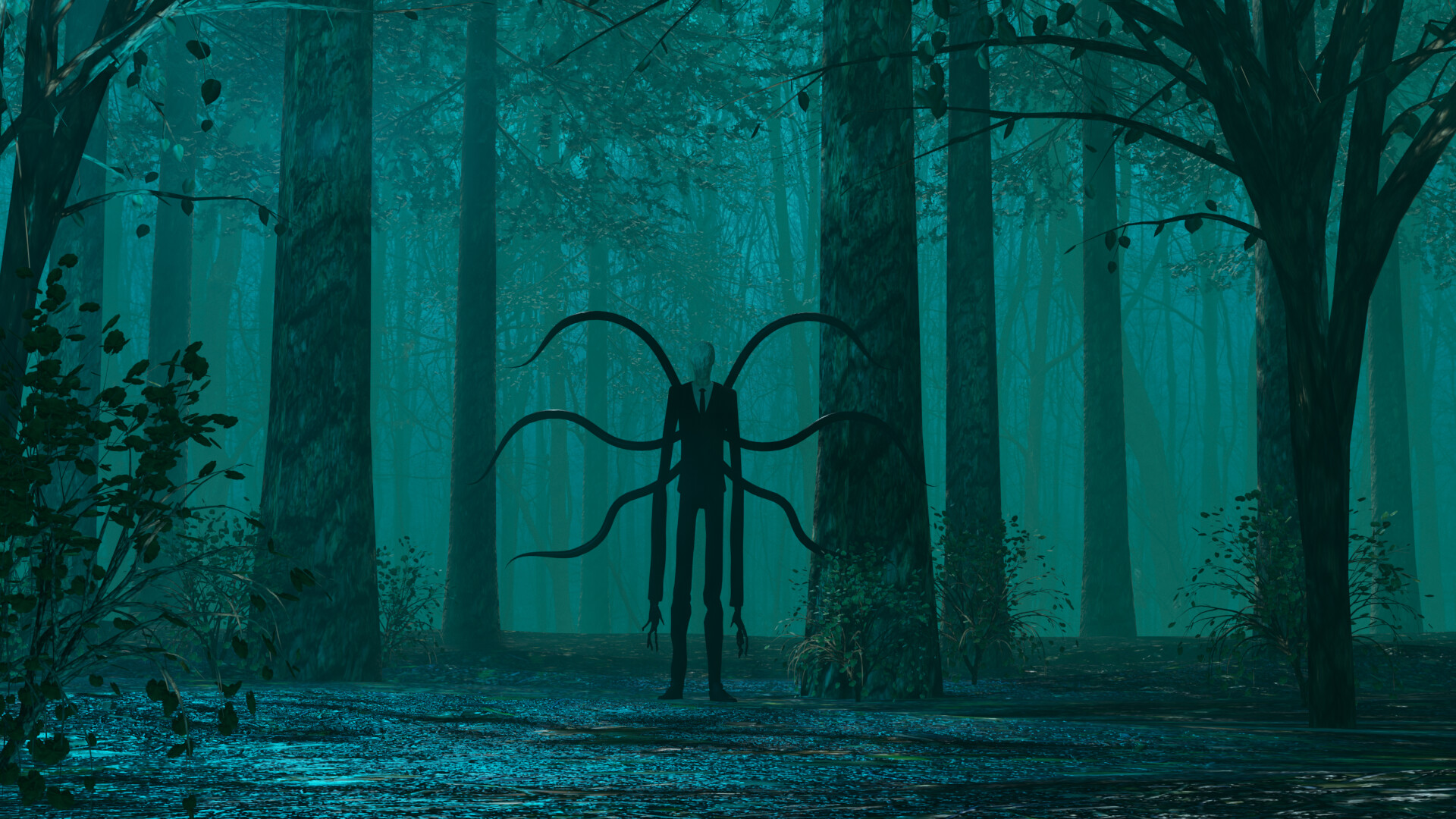 ArtStation - Slender Man