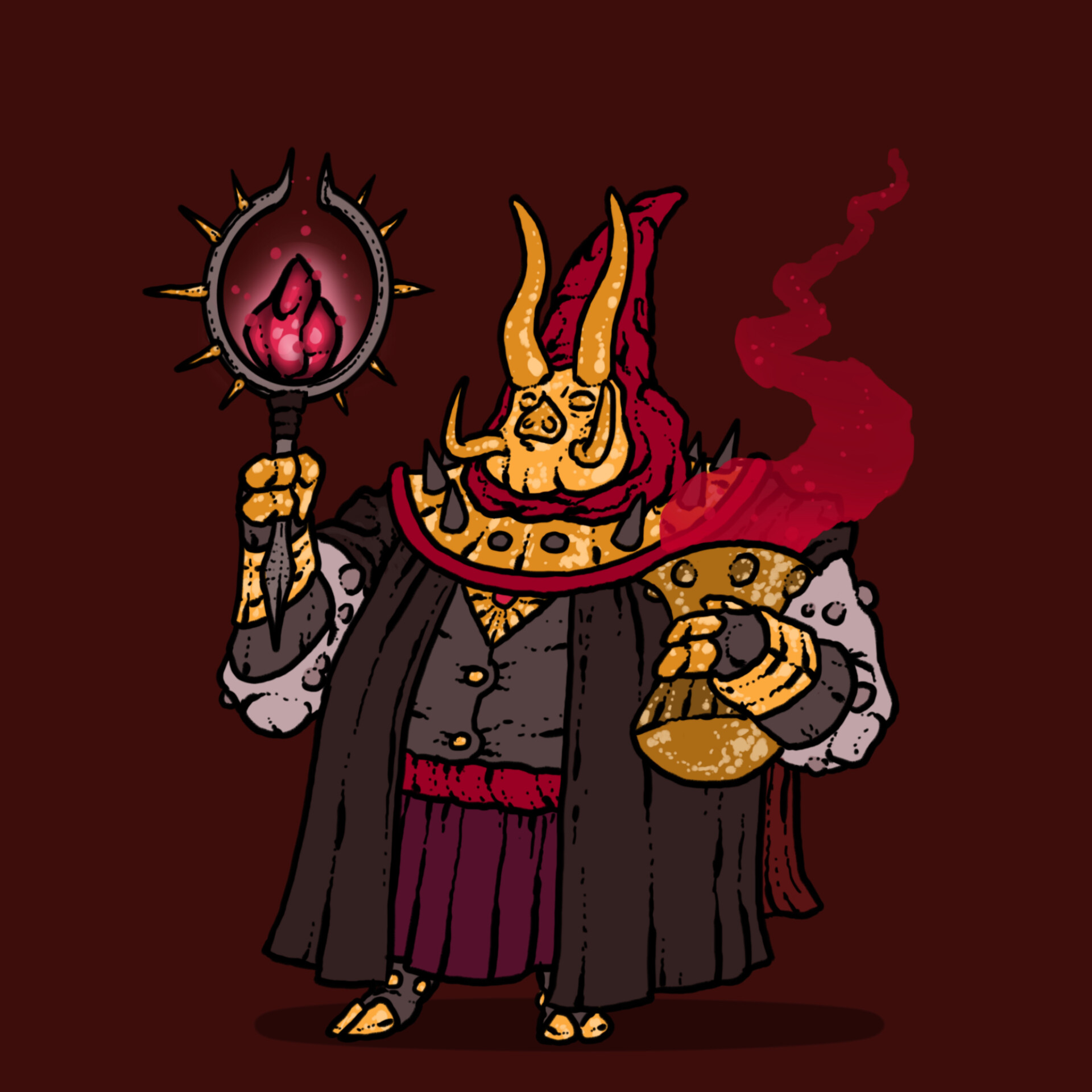 ArtStation - Cyrisian High Blood Priest