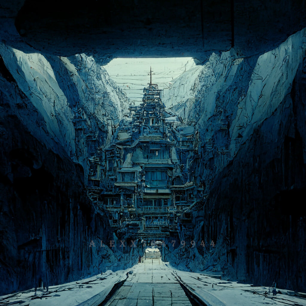 ArtStation - A mysterious castle in the deep mountains