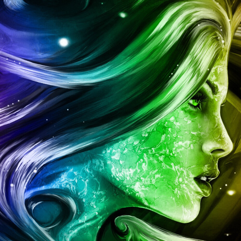 ArtStation - Rainbow girl