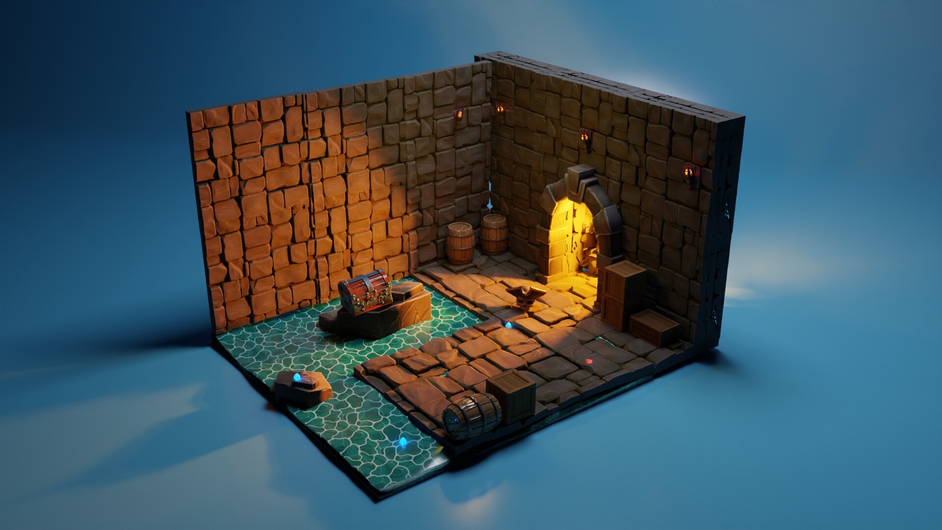 ArtStation - pirate dungeon