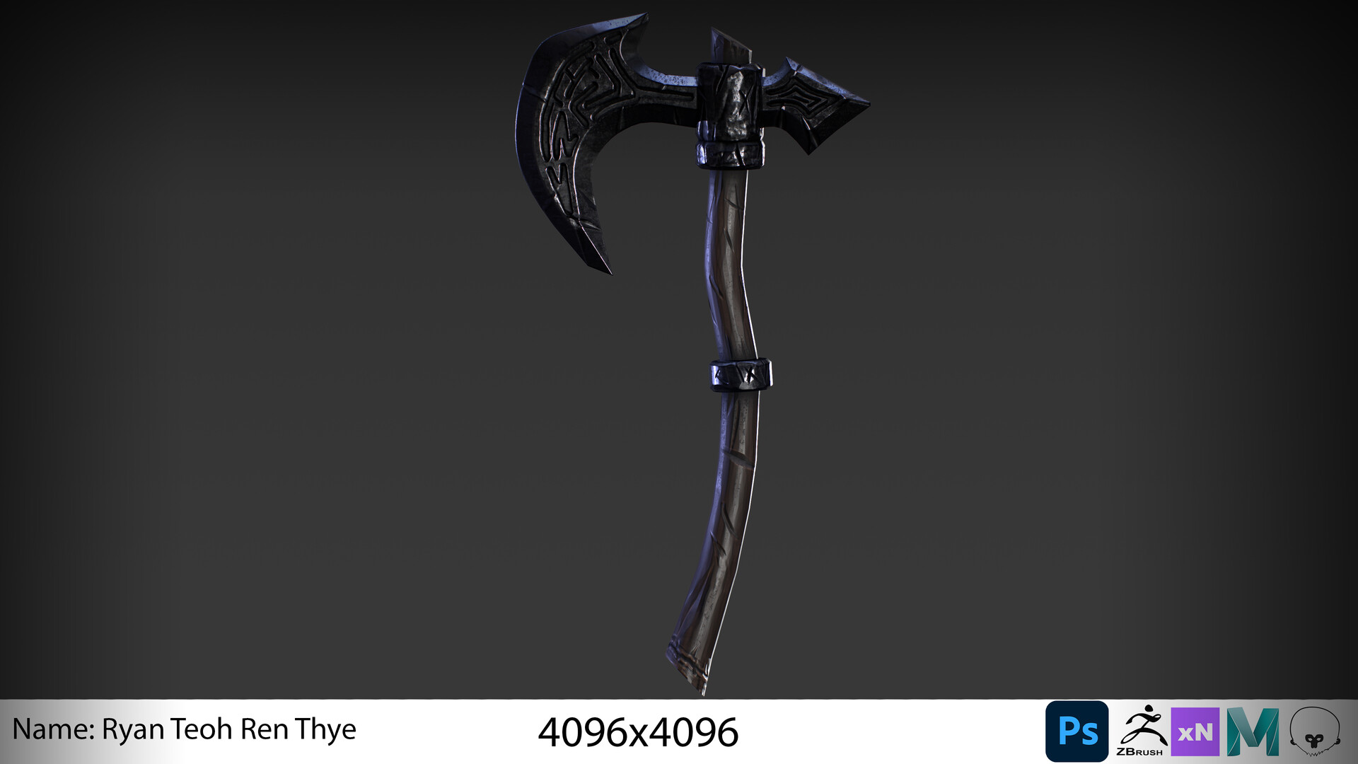 ArtStation - Battle Axe