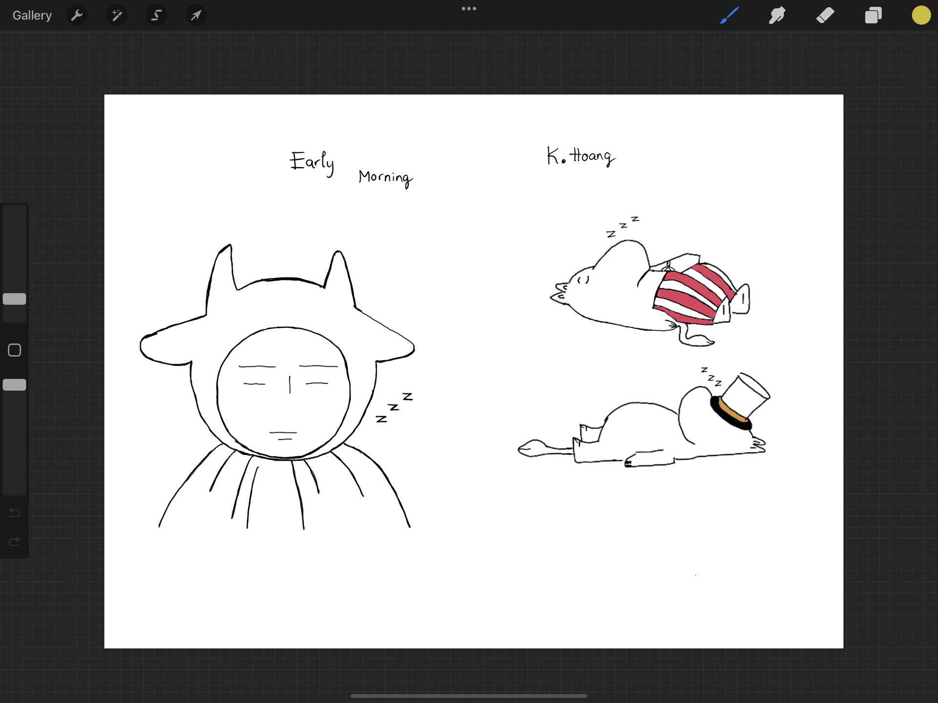 ArtStation - Early Morning Sketch