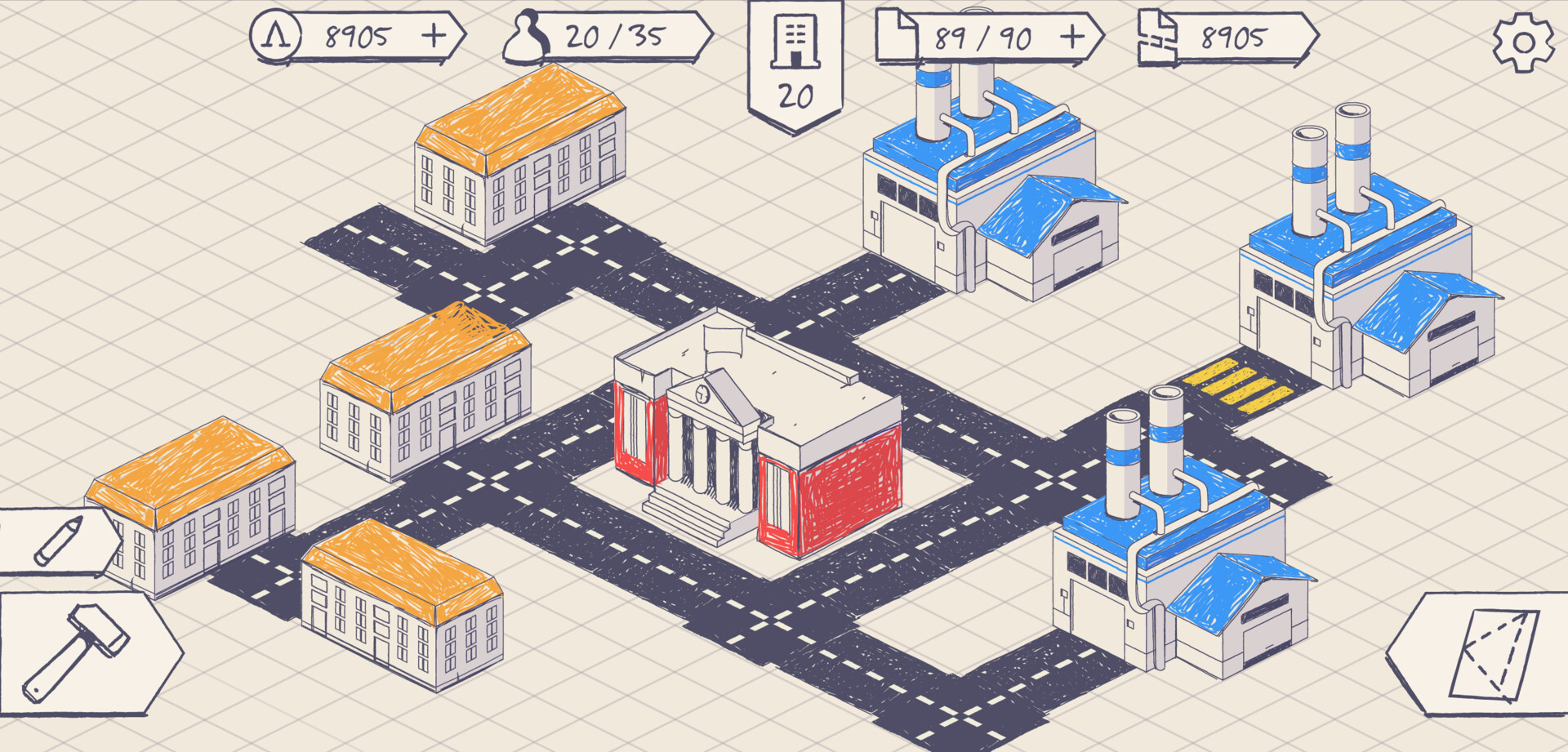 ArtStation - Paper town game mockup