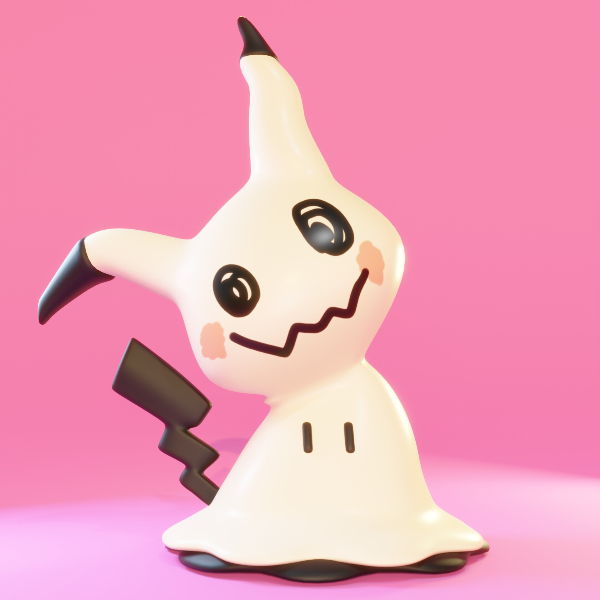 ArtStation - 3D Mimikyu model