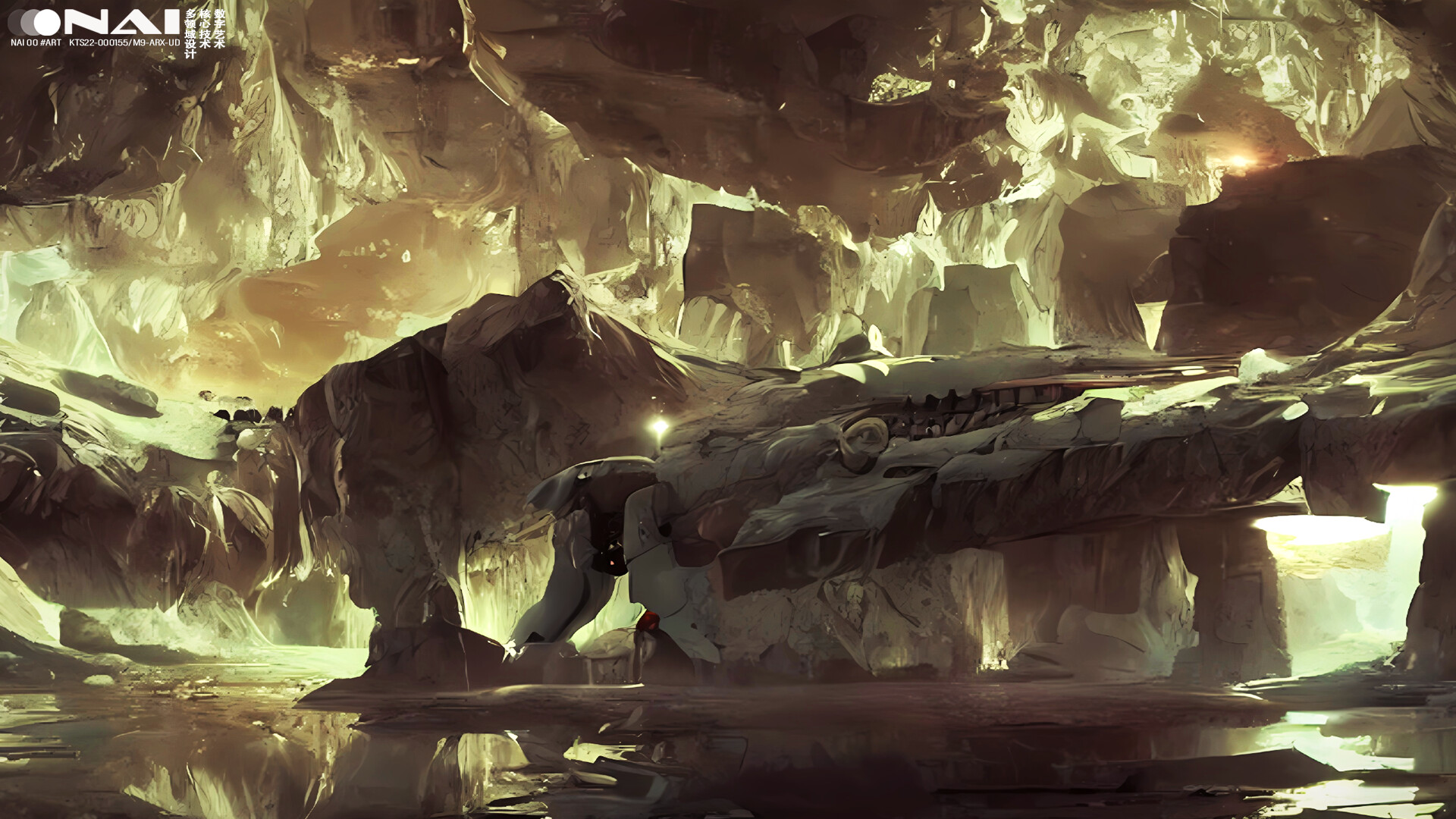 ArtStation - NAI 00 - "The Cave III" (2022)