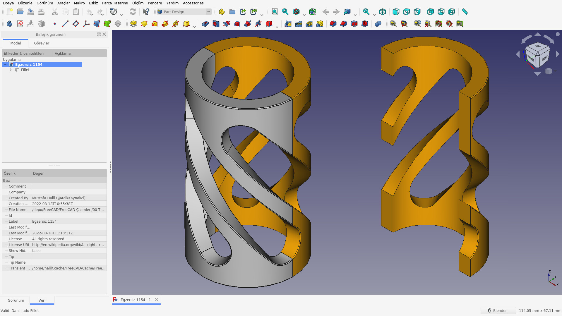 Mustafa Halil - CAD EXERCISES 1154