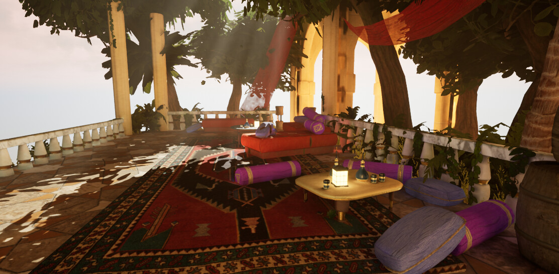 ArtStation - Fighter Island Scene