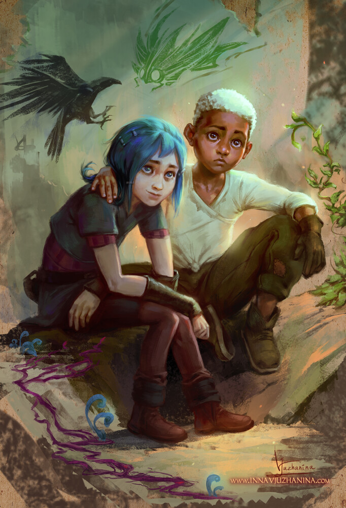 Powder & Ekko by Vjuzhanina Inna : r/ImaginaryHumans