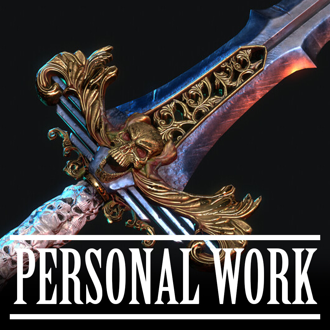 ArtStation - Skull Sword