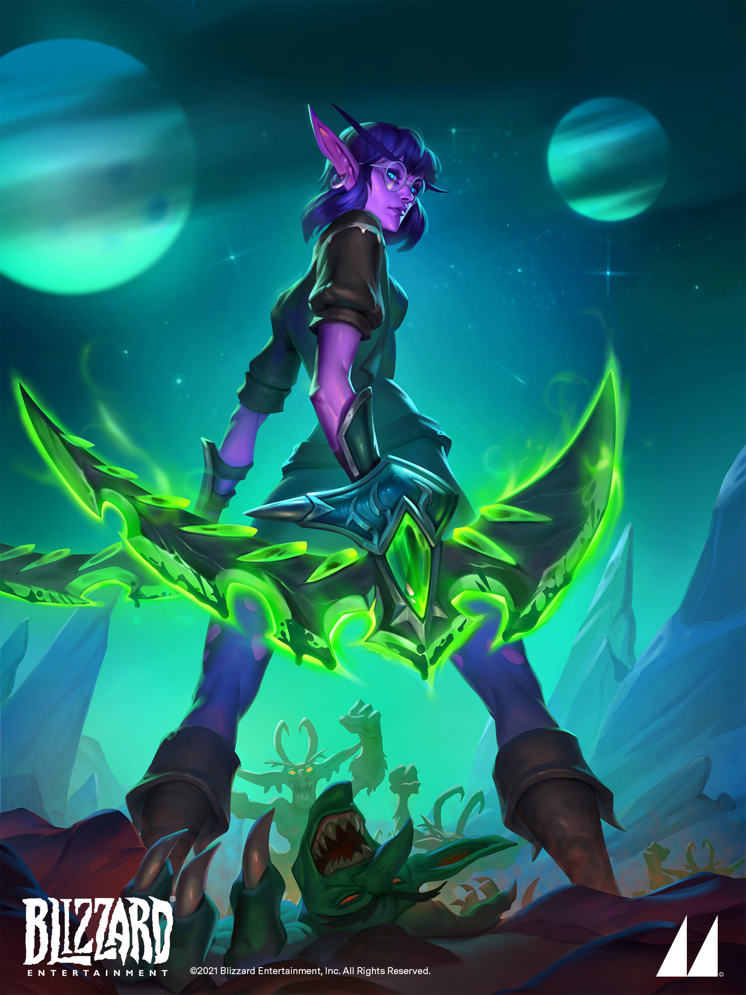 Mooncolony - Hearthstone Mercenaries | Aranna Starseeker