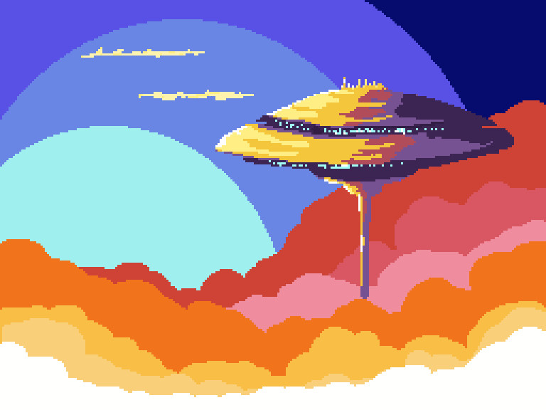 ArtStation - Bespin Pixel Scene