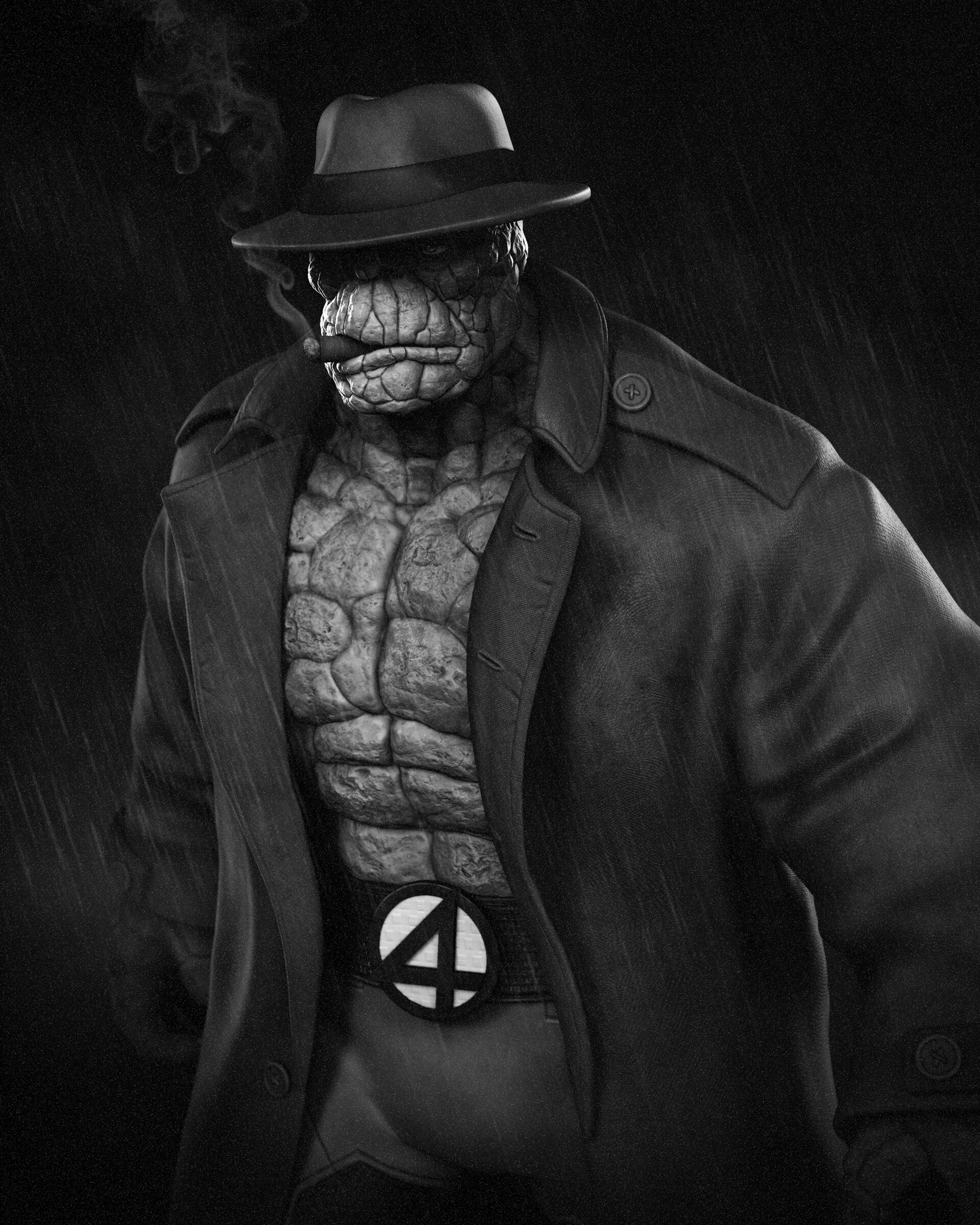 Jon Cirión - The Thing - Ben Grimm 3D Fanart