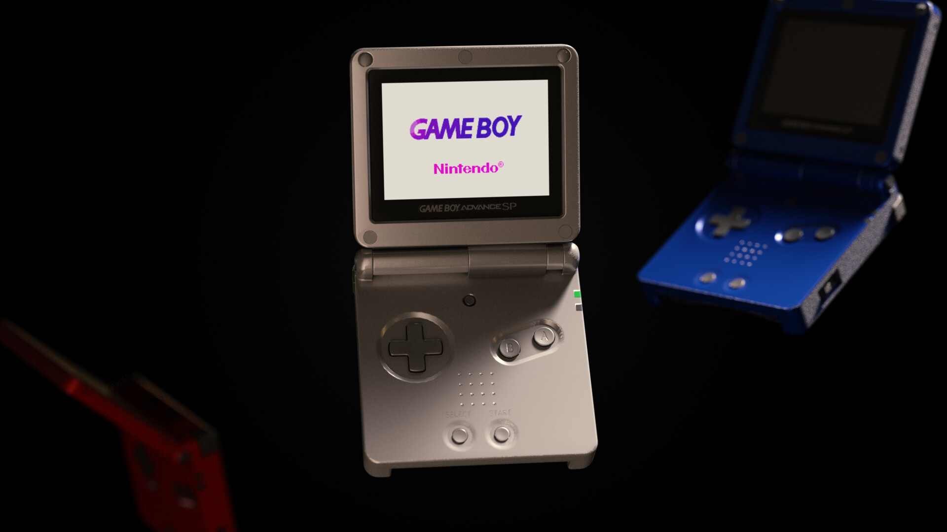 ArtStation - Gameboy Advance SP