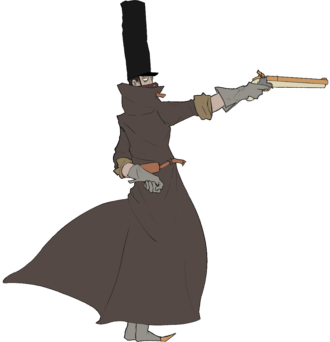 ArtStation - Fantasy gunslinger -Gustav Gruble