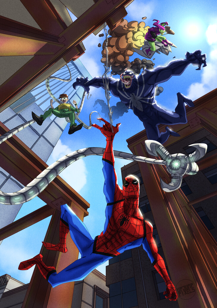 ArtStation - Spider-man: The Chase 2020