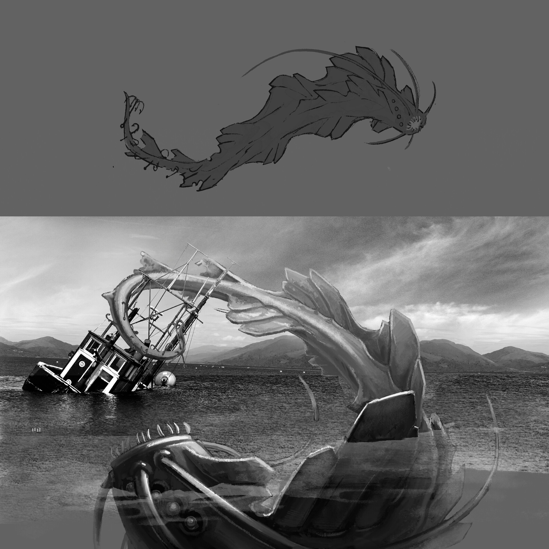 ArtStation - Sea Monster Concept