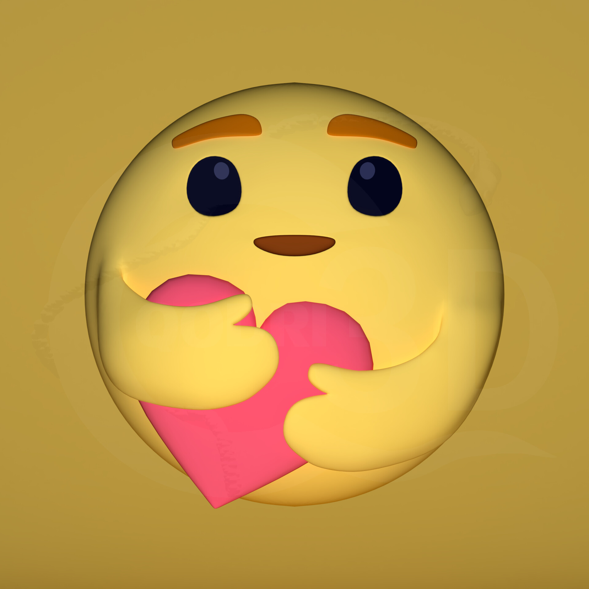 ArtStation - CARE EMOTICON 3D